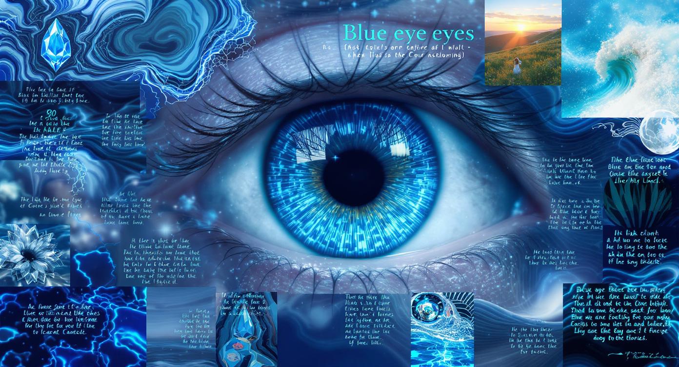 30 Metaphors For Blue Eyes - Idioms Insider