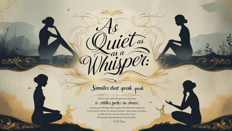 As Quiet As A Whisper: Similes That Speak In Silence - Idioms Insider
